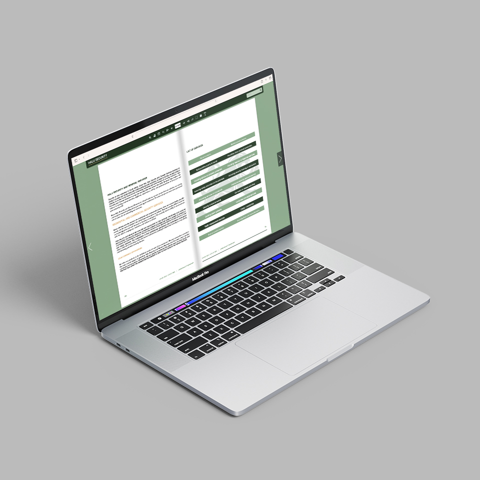 Security Company Profile Design and Website Design South Africa - Mash ...