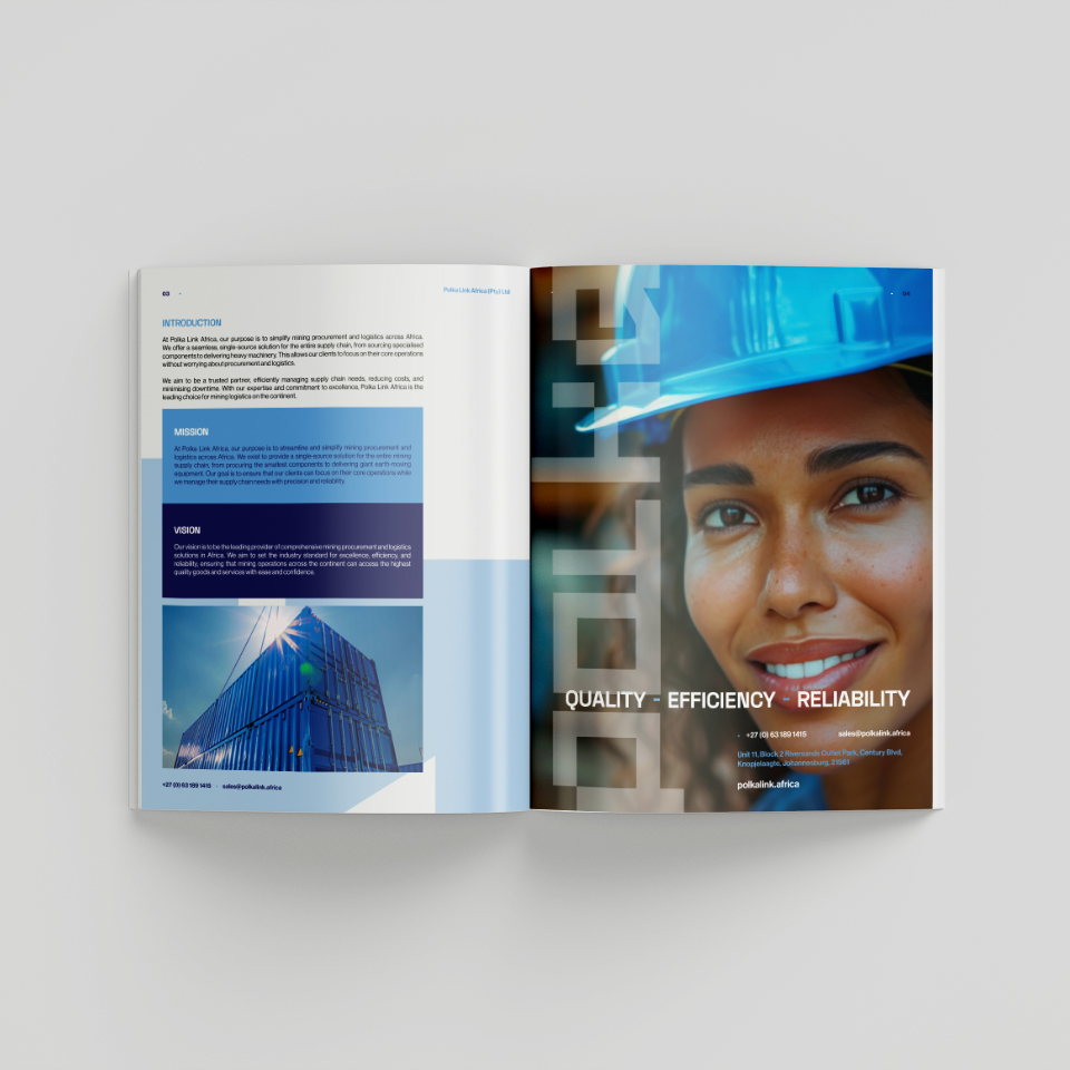 Mining Procurement & Logistics Company Profile and Corporate Identity ...