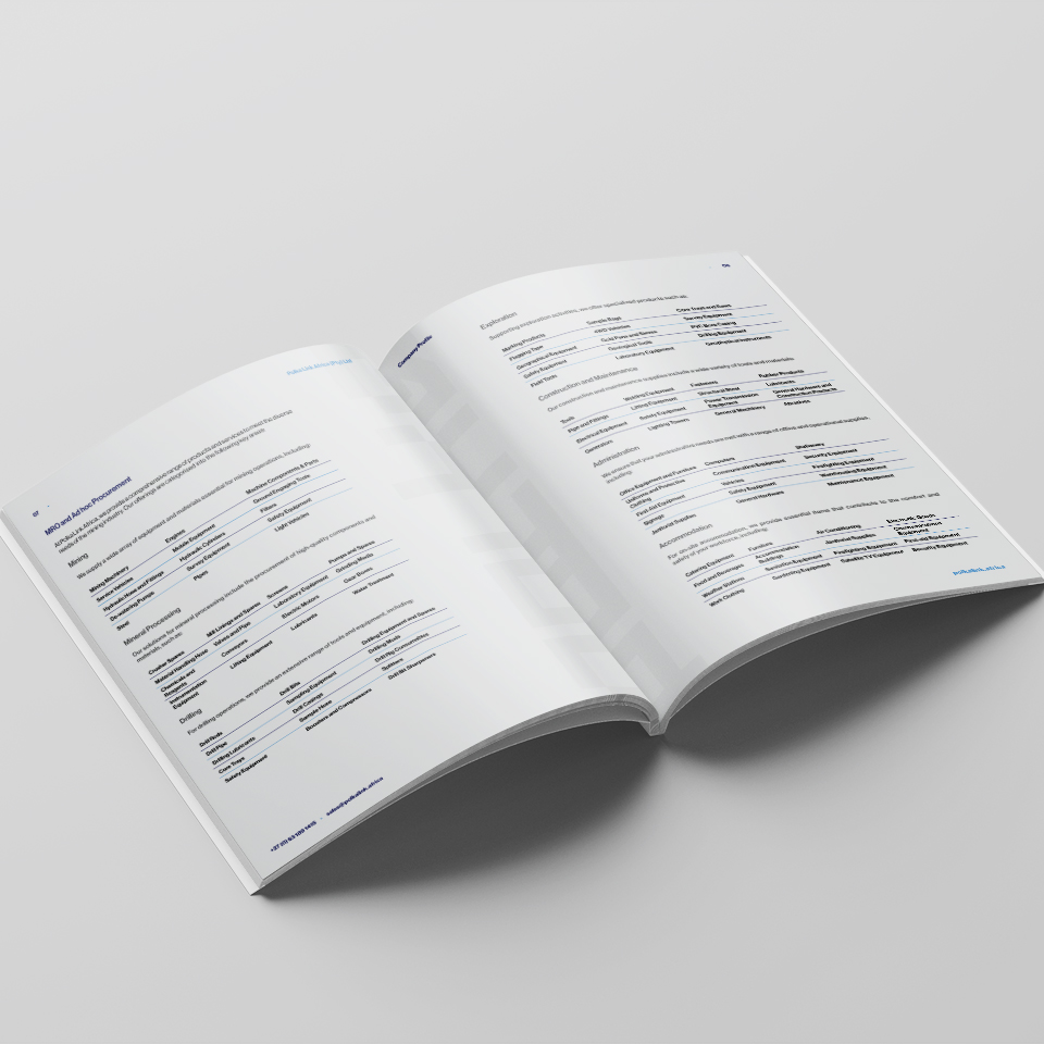 Mining Procurement & Logistics Company Profile and Corporate Identity ...
