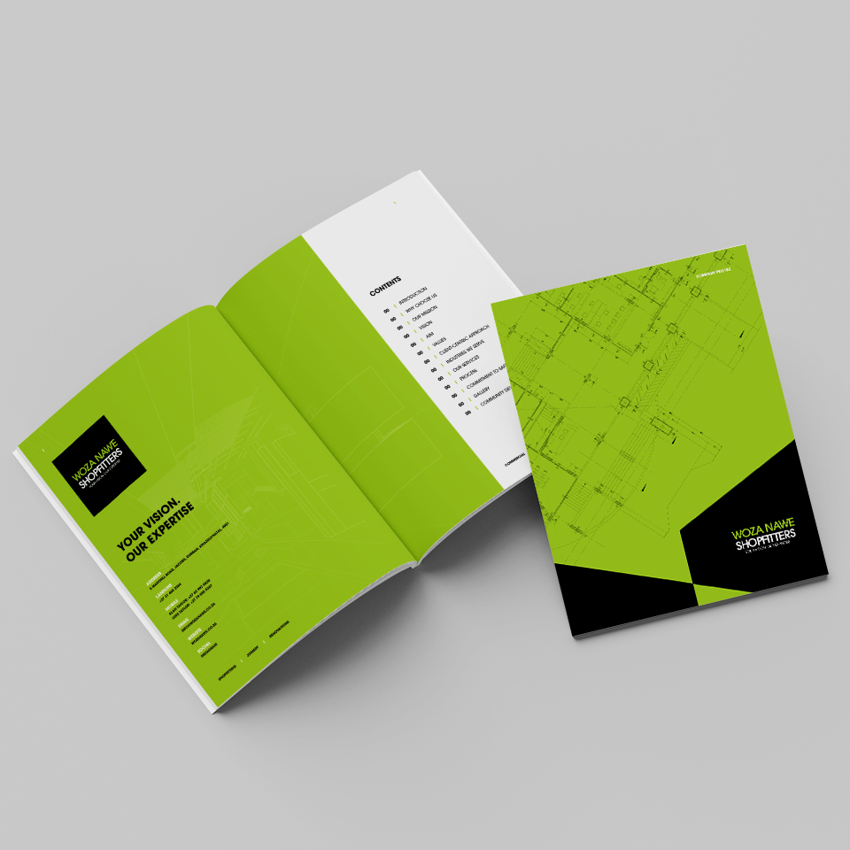 Joinery and Shopfitting Company Profile Design - Mash Up Creative ...