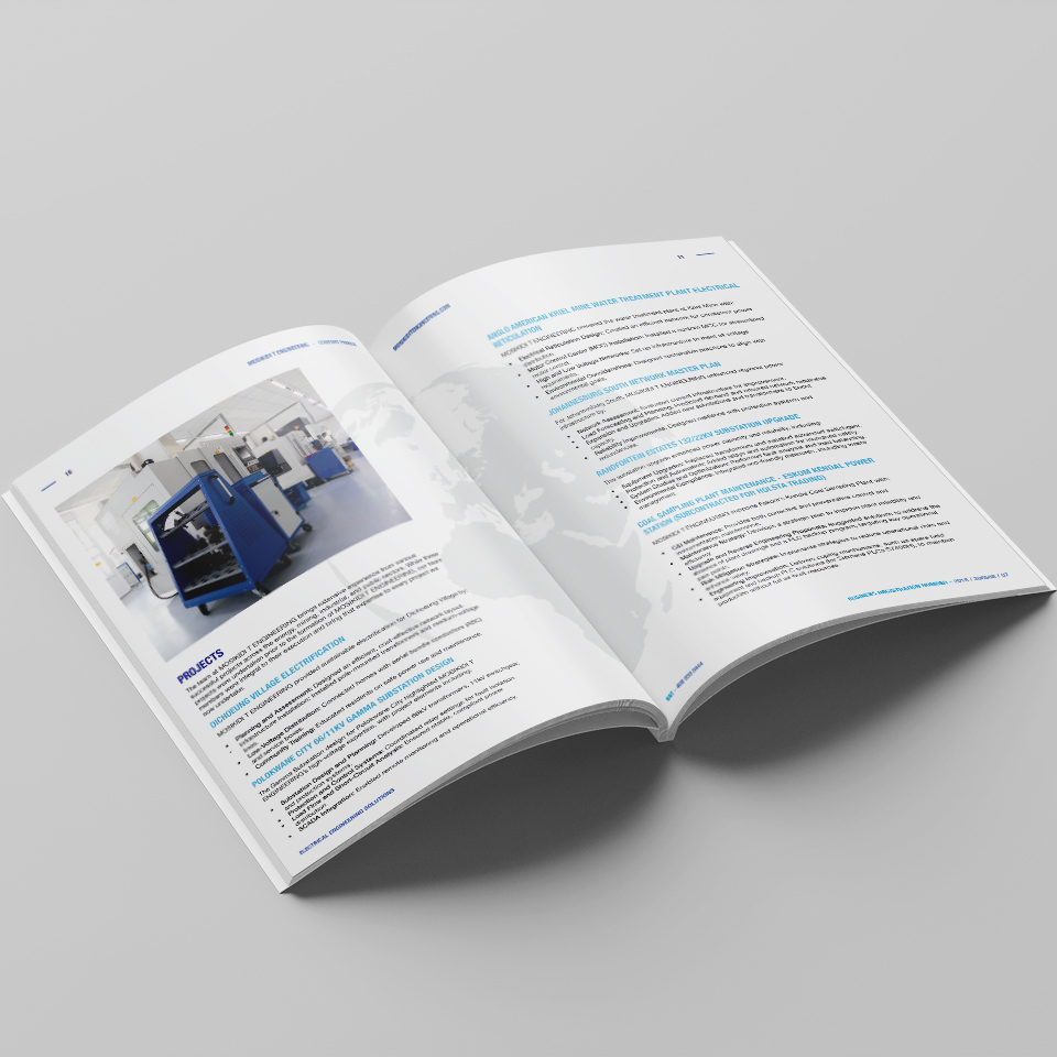 Electrical Engineering Company Profile Design and Website Design - Mash ...